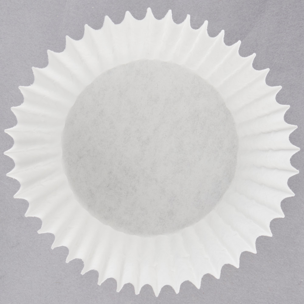 Hoffmaster White Fluted Baking Cup 610060