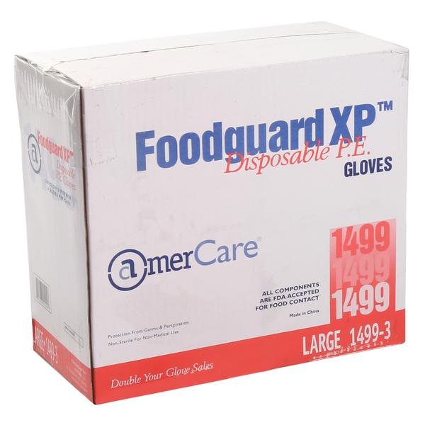 AmerCare Foodguard XP Large Embossed Powder Free Glove 1499-3