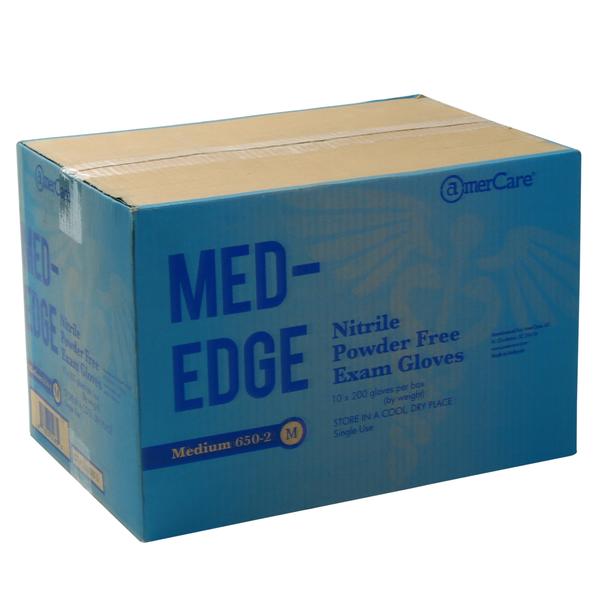 AmerCare Med-Edge Medium Latex Free Powder Free Nitrile Exam Glove 650-2