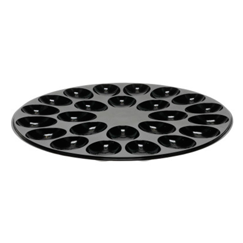 Pactiv 24 ct. Black Egg Insert for 12" Caterware® Trays