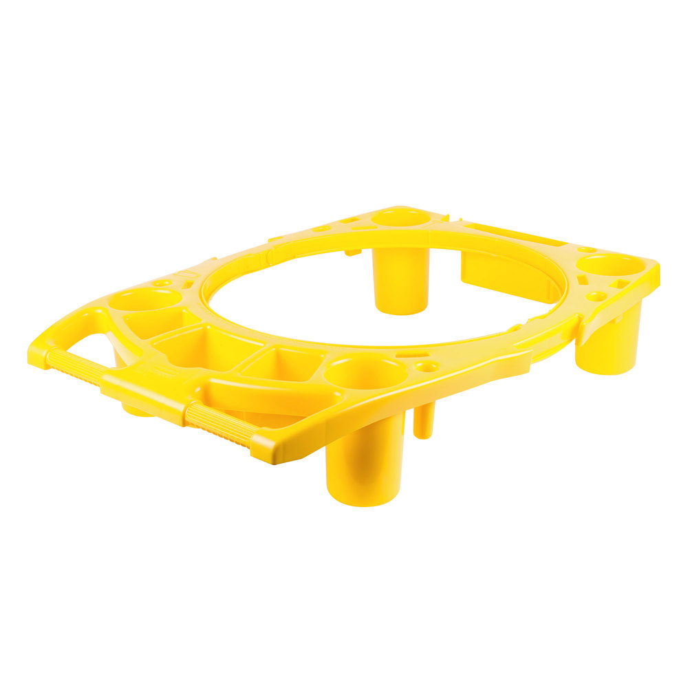 Rubbermaid FG9W8700YEL Brute 44 Gallon Yellow Rim Caddy