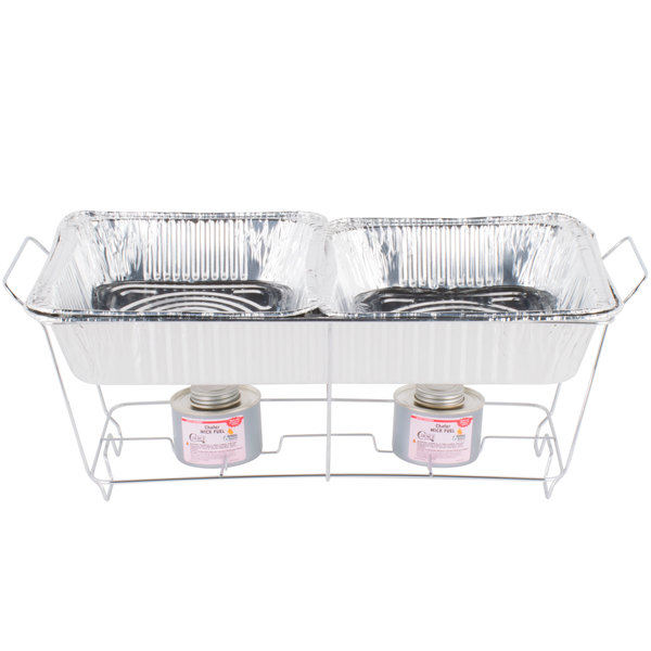 Fancy Heat Wire Chafer Stand for Full Size Disposable Pans