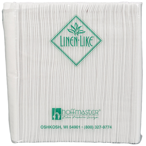 Hoffmaster 120051 17" x 17" White Linen-Like 1/8 Fold Greek Key ...