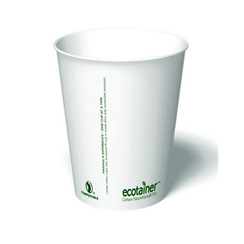 10 oz. ecotainer® Carte Blanc® Paper Hot Cup