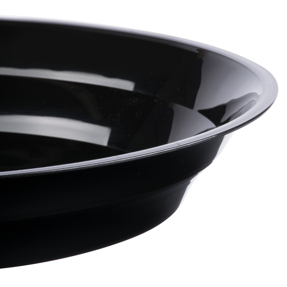 Fineline LPB14128PP.BK ReForm 128 oz. Black Low Profile Plastic ...