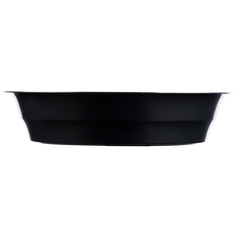 Fineline LPB0948PP.BK ReForm 48 oz. Black Low Profile Plastic Serving Bowl