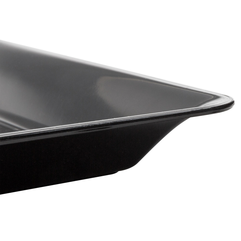 Fineline RC473.BK Innovative Caterware 18" x 12" Black Plastic ...
