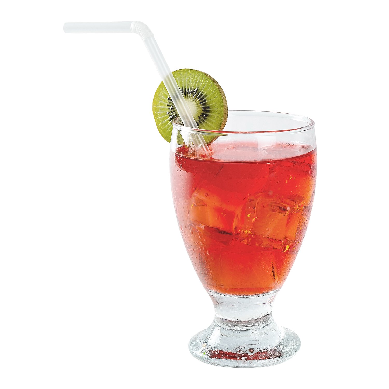 AmerCare Royal 7.75", Jumbo Flex Paper Wrapped Plastic Straw STXJM1940706