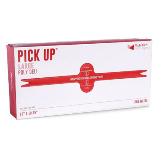 Pick Up High Density Poly Deli Sheet 12" x 10.75"