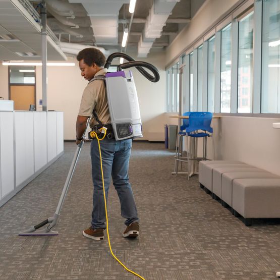 GoFit 10, 10 qt. Backpack Vacuum w/ Xover Multi-Surface Telescoping ...