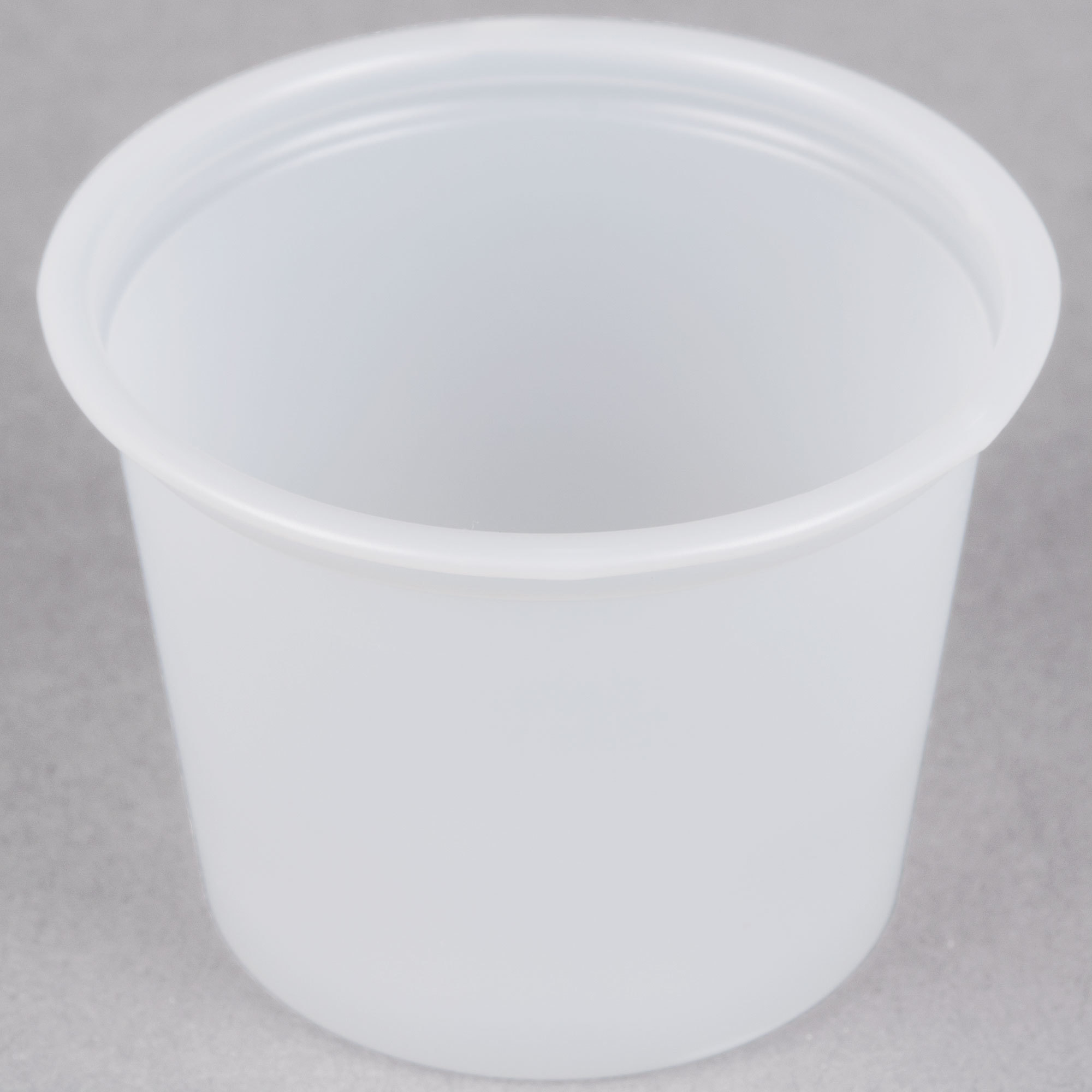 Solo P100N 1 oz. Translucent Polystyrene Souffle