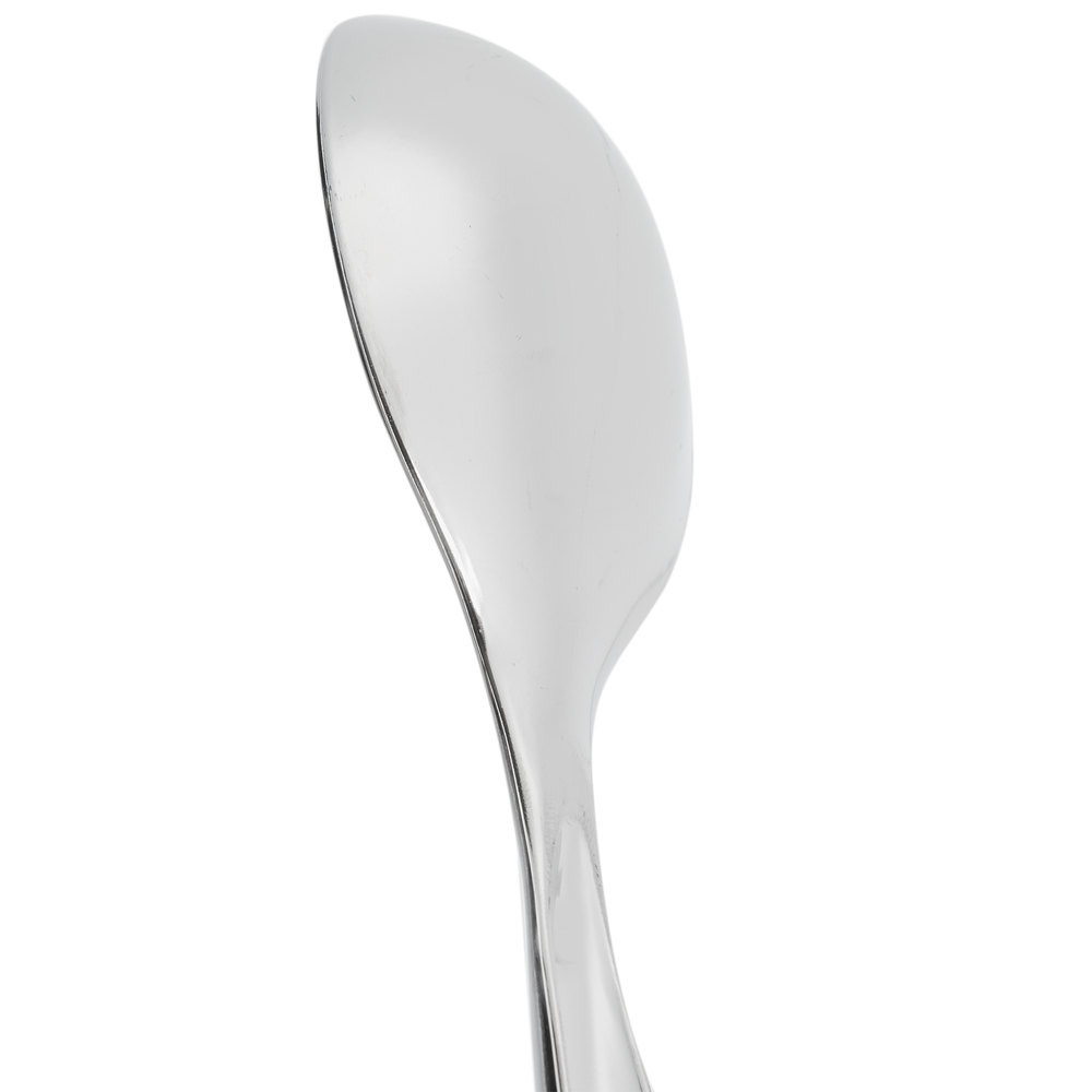 Sabert 10" Disposable Silver Plastic Serving Spoon UM72S