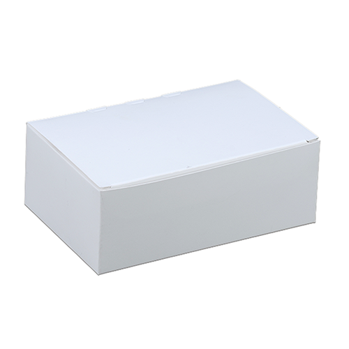 Southern Champion 6" x 3.875 x 2.25" White Snack Box with Tuck Top